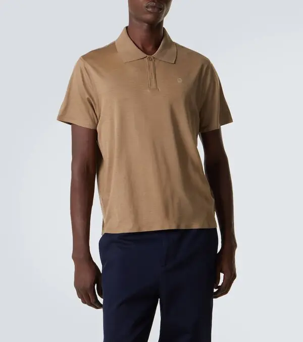 Dunhill Wool And Cashmere Polo Shirt
