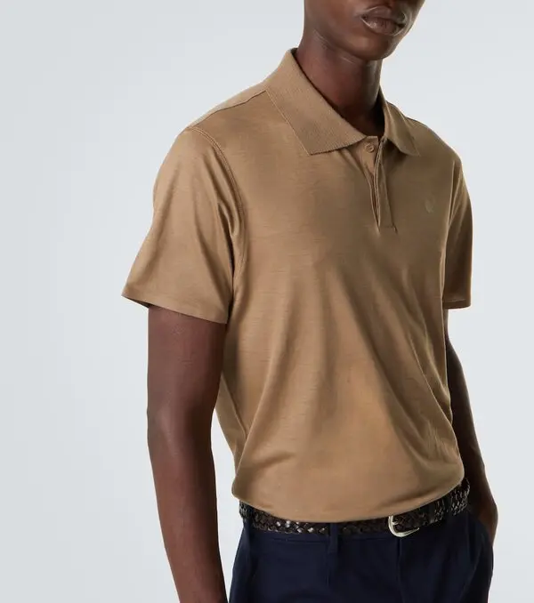 Dunhill Wool And Cashmere Polo Shirt