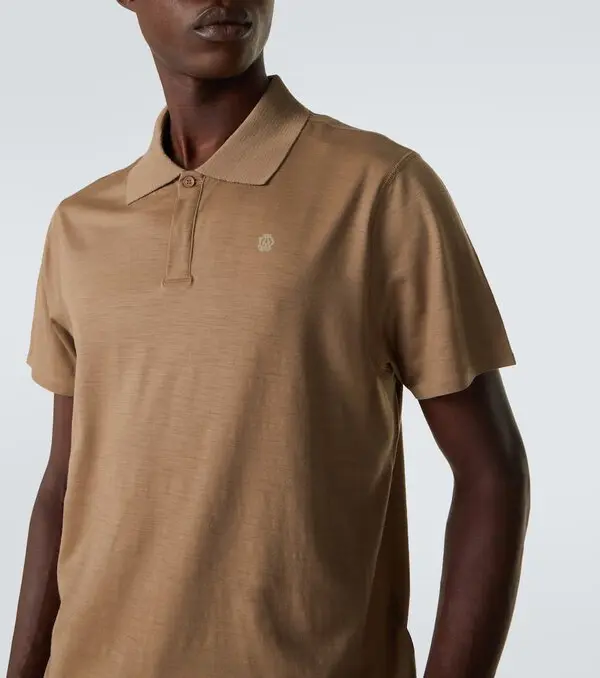 Dunhill Wool And Cashmere Polo Shirt