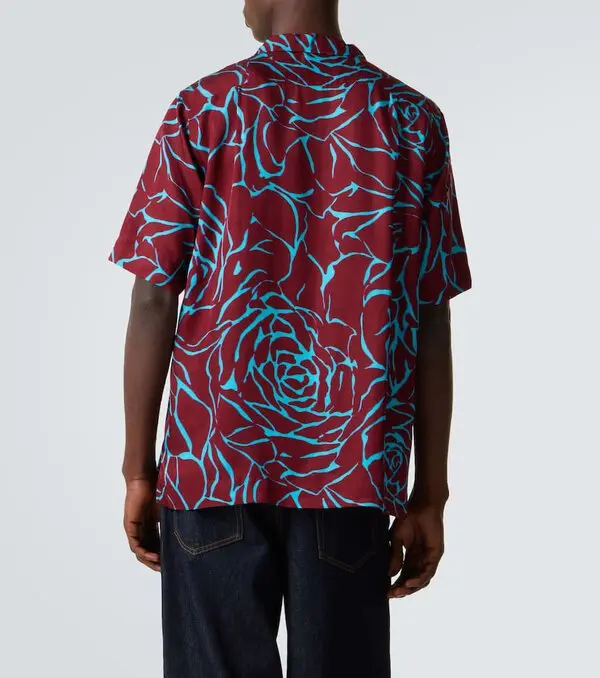 Dries Van Noten Printed Bowling Shirt