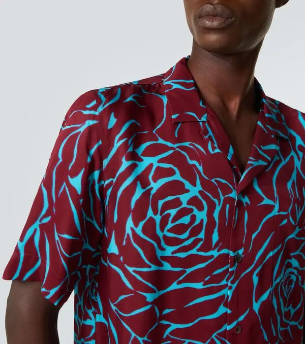 Dries Van Noten Printed Bowling Shirt