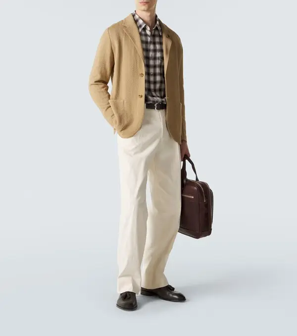 LARDINI Cotton-blend Blazer