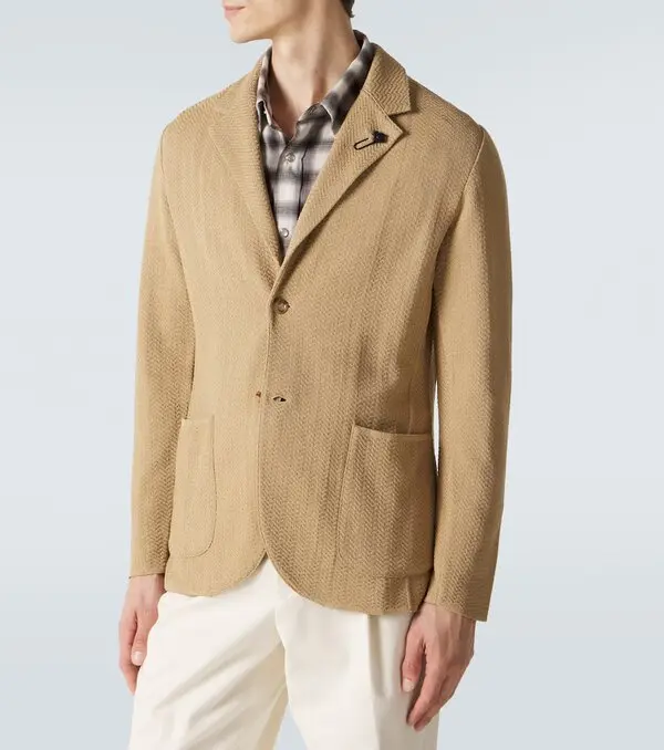 LARDINI Cotton-blend Blazer