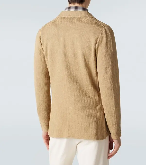 LARDINI Cotton-blend Blazer