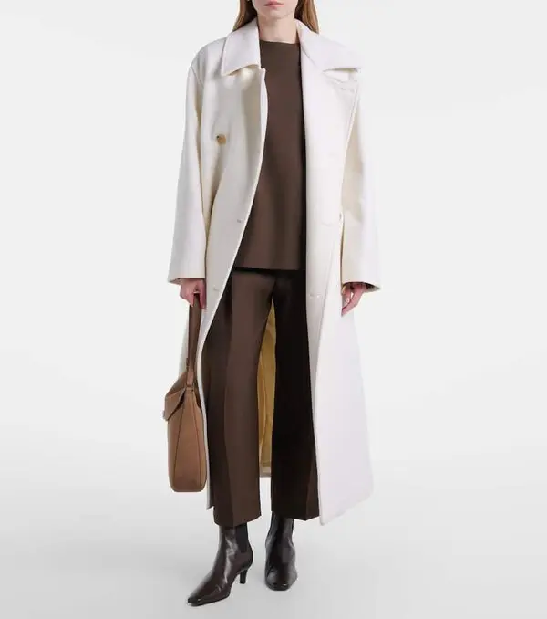 Savette Tondo Large Suede Shoulder Bag - Beige