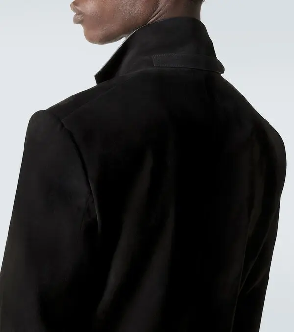 TOM FORD Suede Blazer - Black