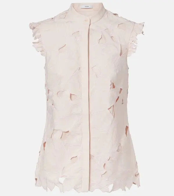 Erdem Embroidered Floral Top