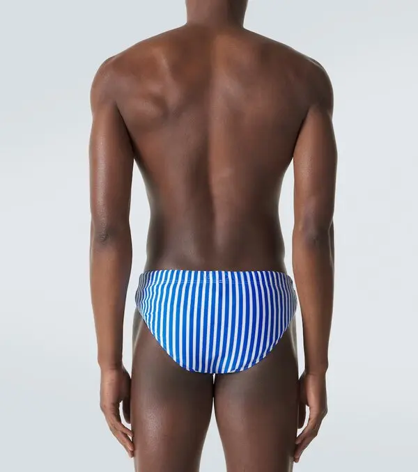 TOM FORD Striped Swim Briefs - Blue
