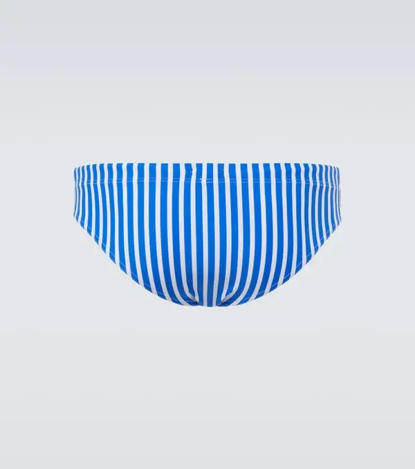 TOM FORD Striped Swim Briefs - Blue