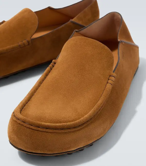 TOD'S Suede Loafers - Brown