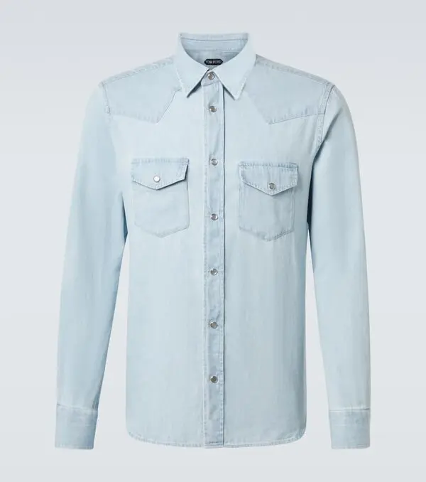 TOM FORD Cotton Chambray Shirt