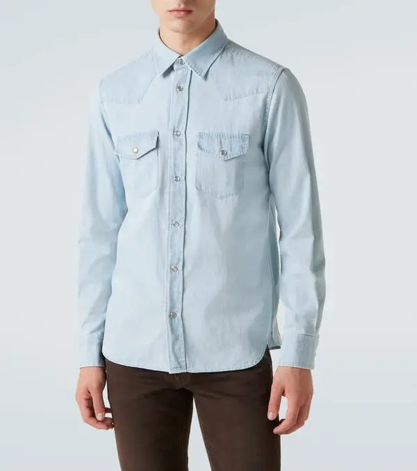 TOM FORD Cotton Chambray Shirt