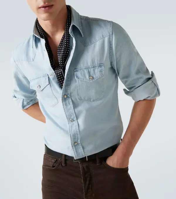 TOM FORD Cotton Chambray Shirt