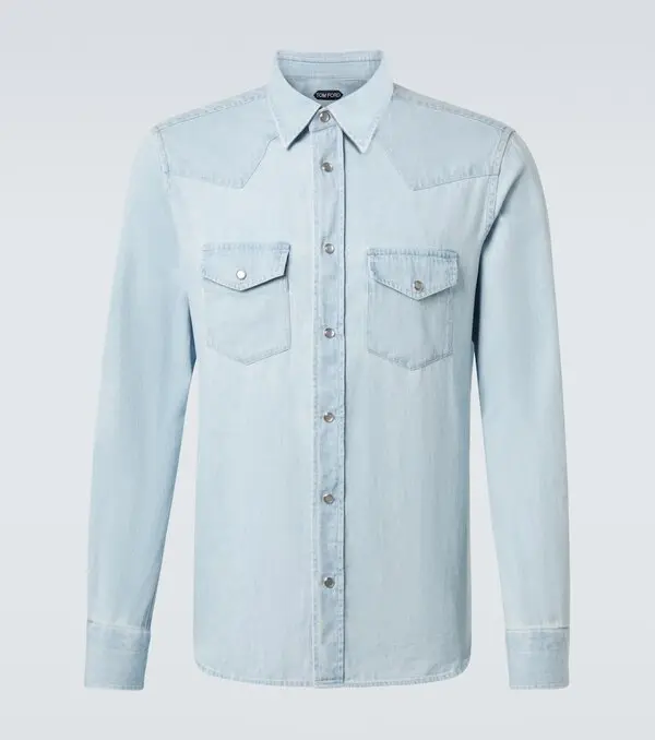 TOM FORD Cotton Chambray Shirt