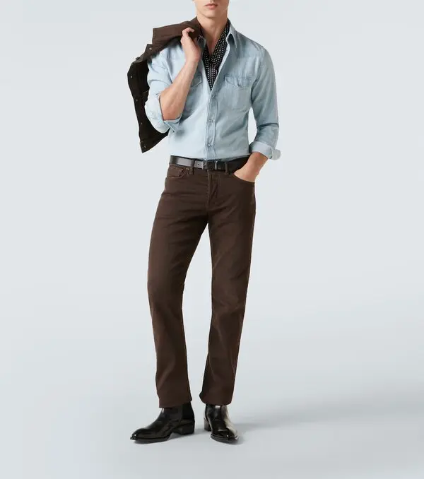 TOM FORD Cotton Chambray Shirt