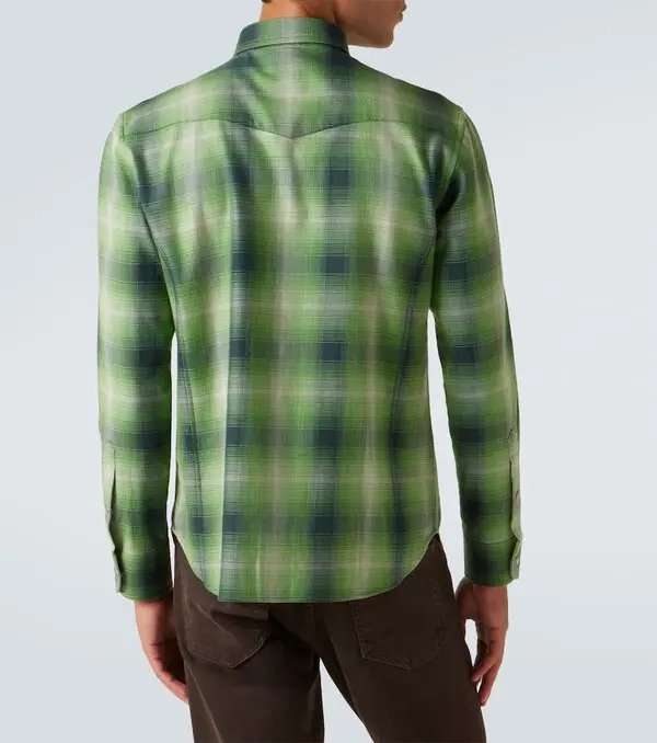 TOM FORD Checked Cotton Shirt