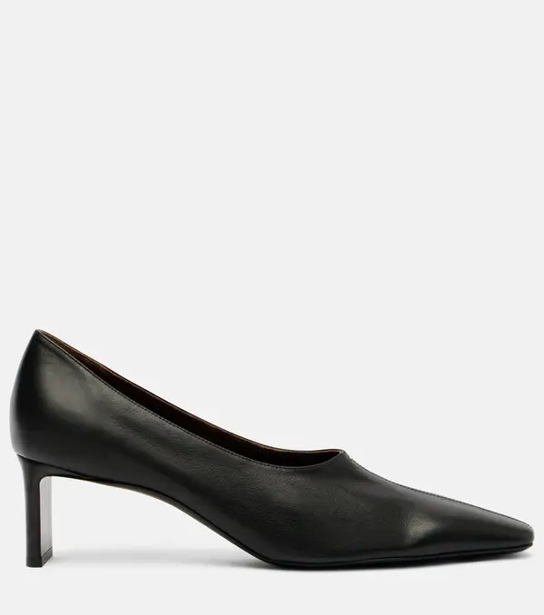 Khaite Cecilia Leather Pumps - Black