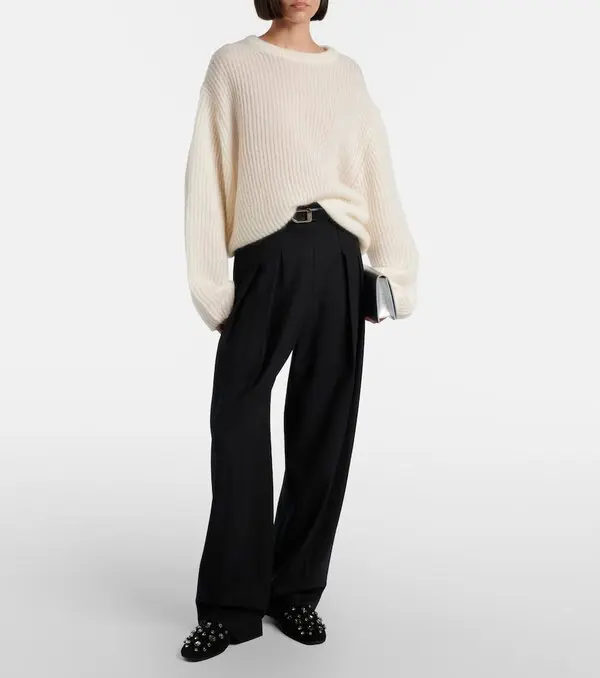 Veronica Beard Narcisa Crystal-embellished Suede Mules
