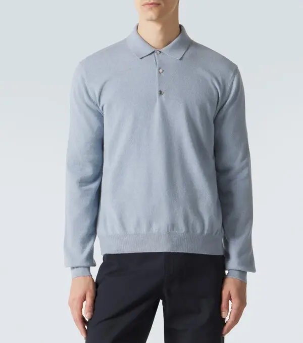Loro Piana Cashmere Polo Sweater