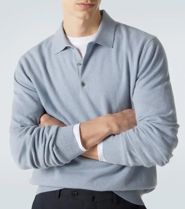 Loro Piana Cashmere Polo Sweater