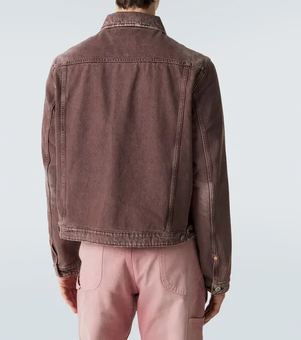 Our Legacy Origin Distressed Denim Jacket - Brown
