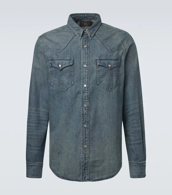 Ralph Lauren Buffalo West Denim Shirt - Blue