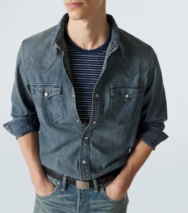 Ralph Lauren Buffalo West Denim Shirt - Blue