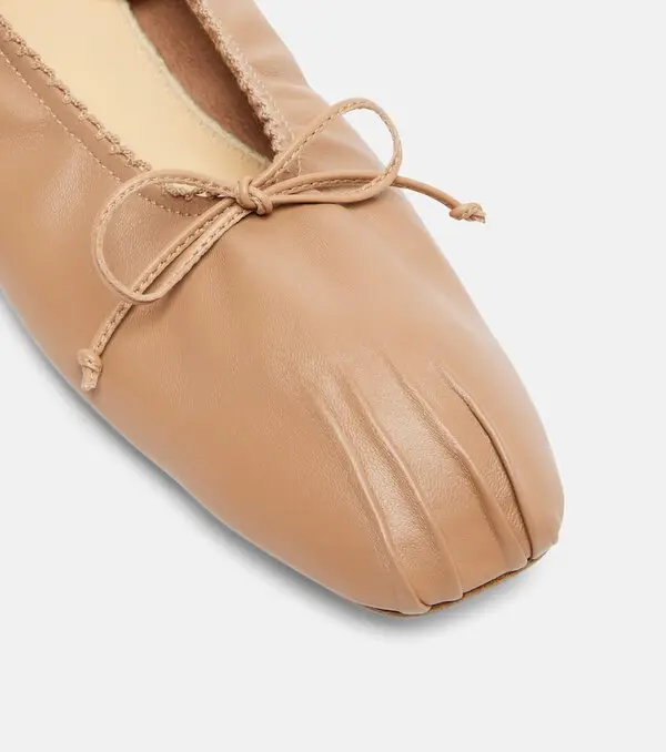 Magda Butrym Leather Ballet Flats