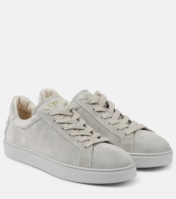 TOD'S Suede Lace-up Sneakers - Blue