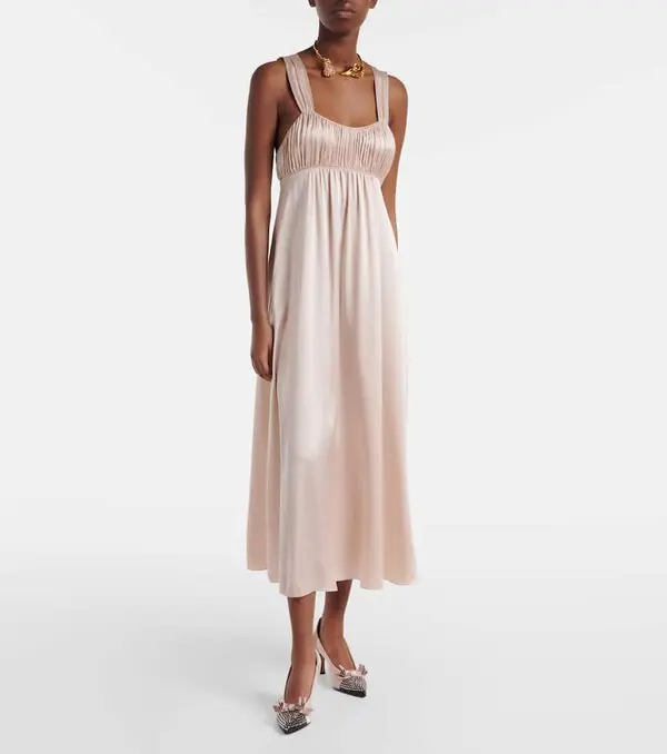Chloé Silk Midi Dress