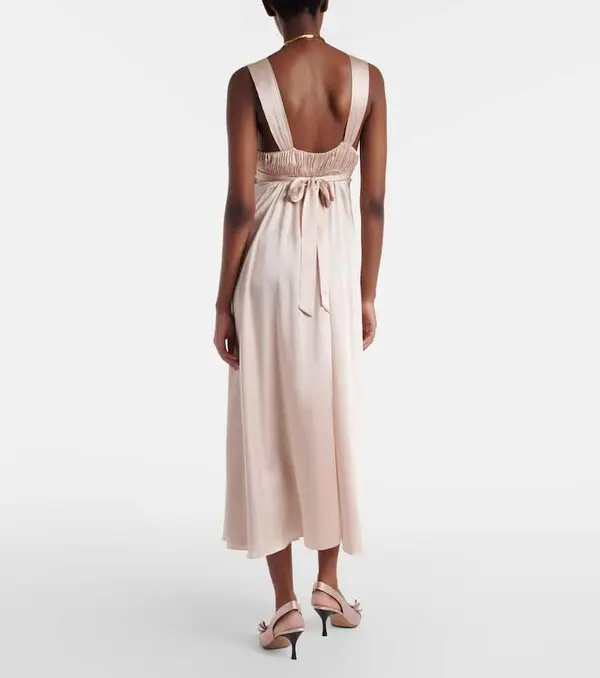 Chloé Silk Midi Dress