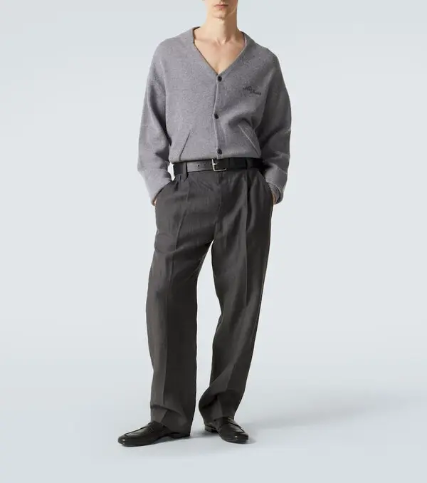 Jacquemus Linen Straight-leg Trousers