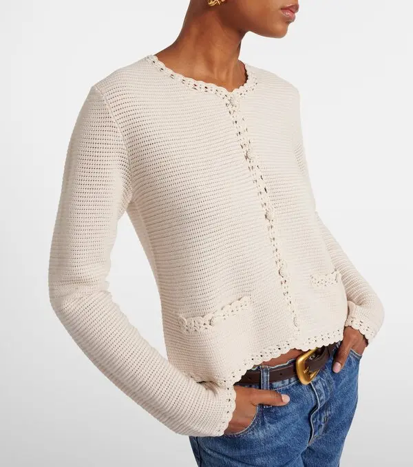 FRAME Crochet-trimmed Wool-blend Jacket