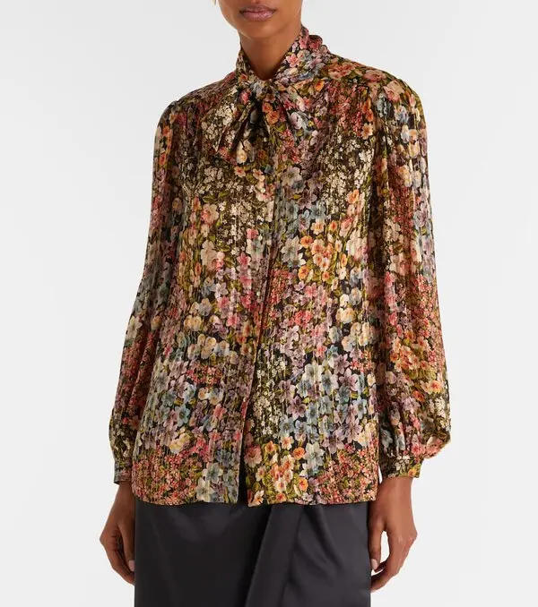 Valentino Garavani Floral Silk Blouse