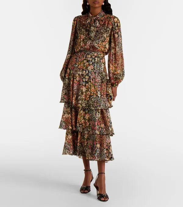 Valentino Garavani Floral Silk Blouse - Multicoloured