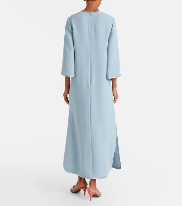 Valentino Garavani Vgold Silk Maxi Dress - Blue
