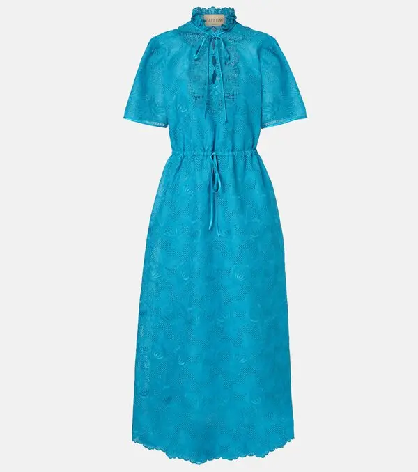 Valentino Garavani Cotton Lace Maxi Dress