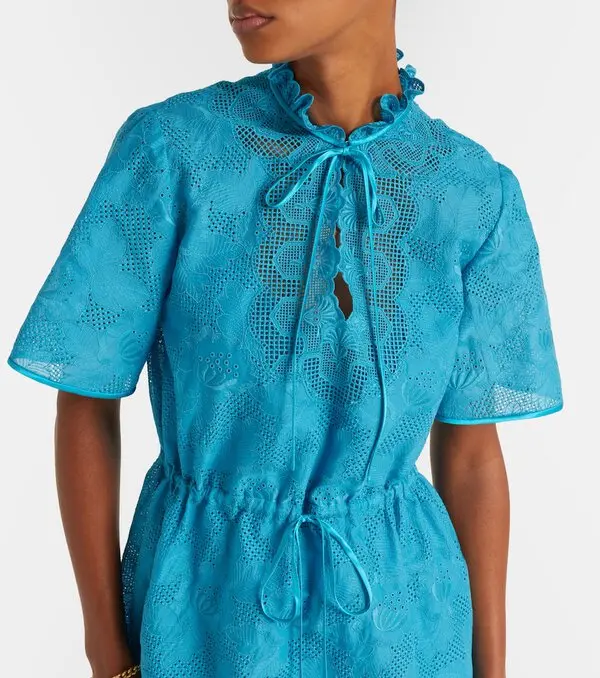 Valentino Garavani Cotton Lace Maxi Dress
