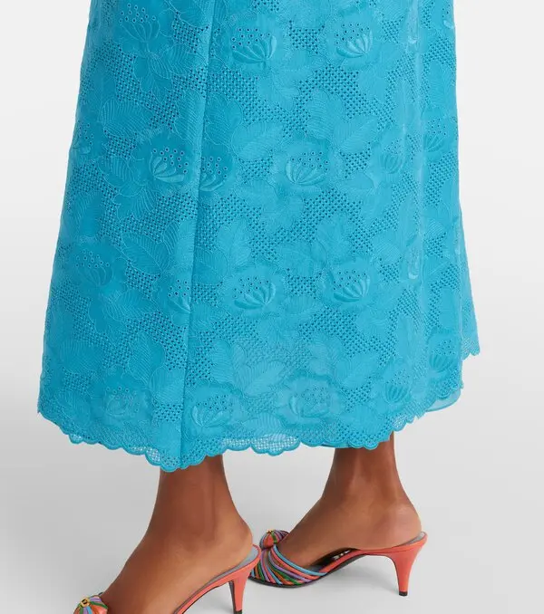 Valentino Garavani Cotton Lace Maxi Dress