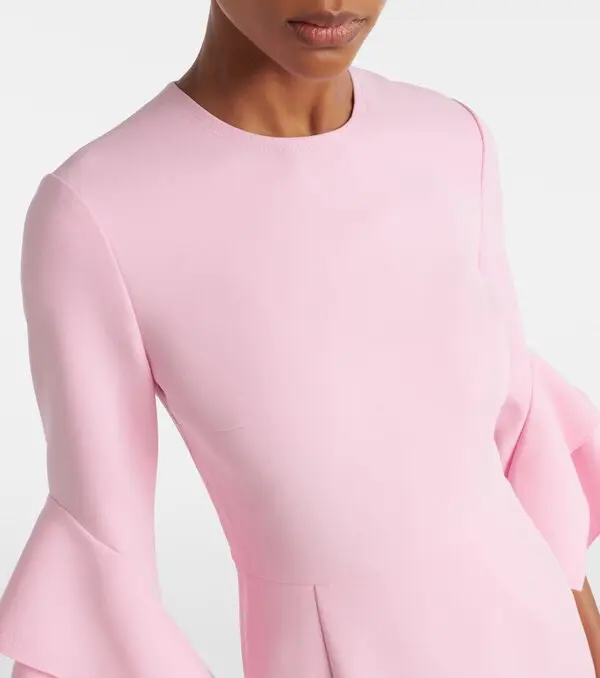 ROKSANDA Ruffled Midi Dress - Pink