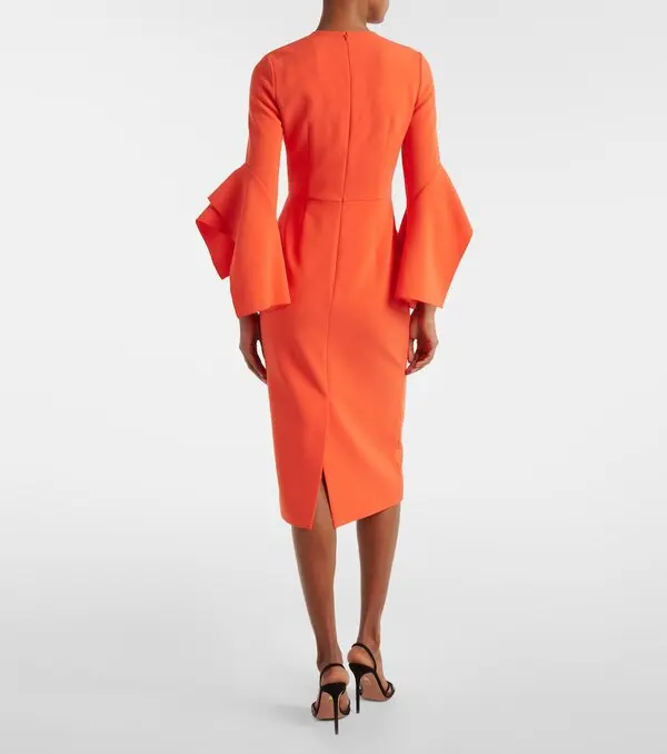 ROKSANDA Ruffled Midi Dress