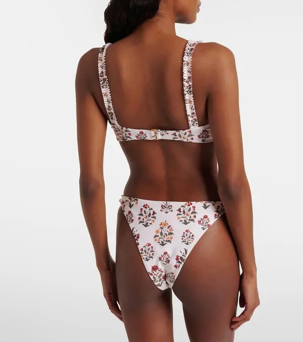 Agua Bendita Floral Underwire Bikini Top