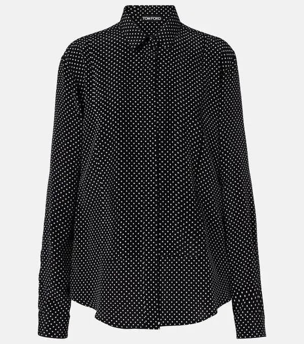 TOM FORD Polka-dot Silk Shirt