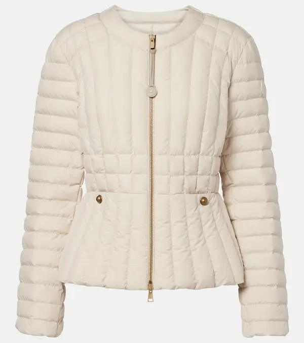 Moncler Menthe Down Jacket - Beige