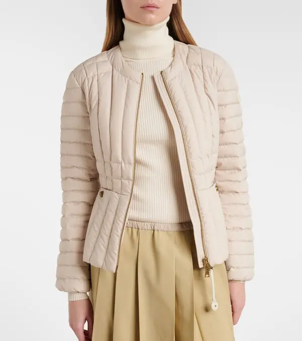 Moncler Menthe Down Jacket - Beige