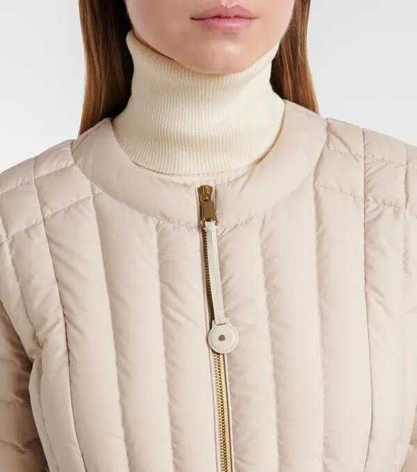 Moncler Menthe Down Jacket - Beige