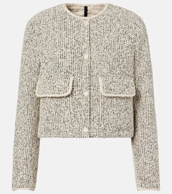 Moncler Dauphine Down-paneled Tweed Jacket