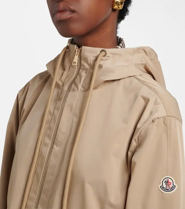 Moncler Cassiopea Gabardine Jacket - Beige