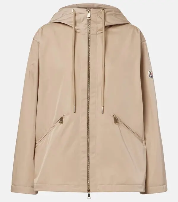 Moncler Cassiopea Gabardine Jacket - Beige
