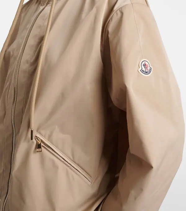 Moncler Cassiopea Gabardine Jacket - Beige